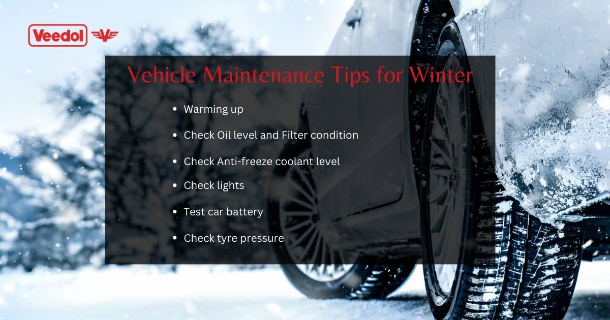 Vehicle Maintenance Tips for Winter | Veedol